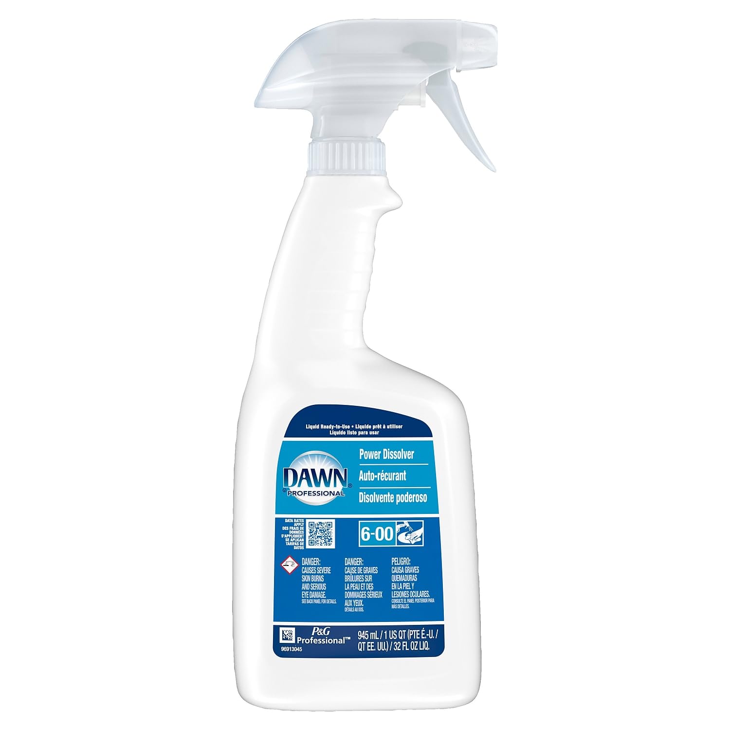 Dawn Professional 56037 Dish Power Dissolver, 32 Oz (Pack of 6)
