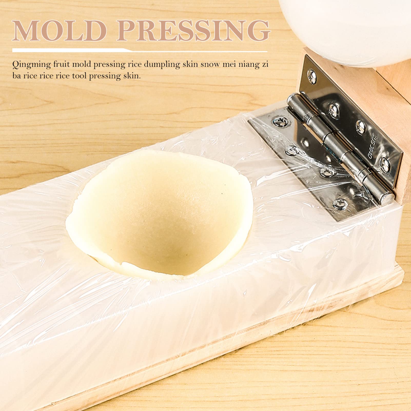 GANAZONO Tortilla Press Plastic Tortilla Maker Wood Dumpling Press Maker Chinese Baozi Press Dough Press Pierogi Maker Ravioli Hand Pie Maker Pastry Kitchen Gadgets Tool