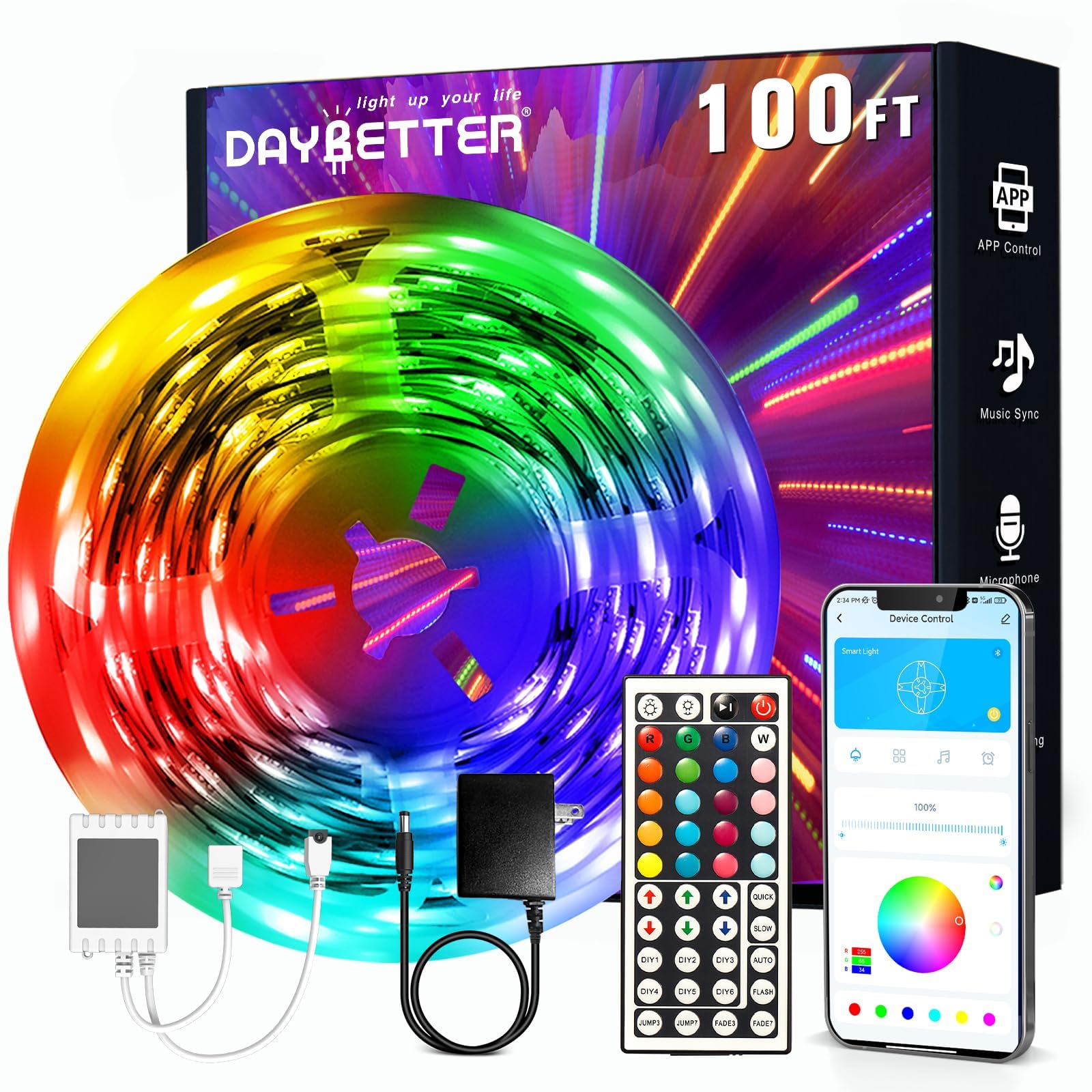 DAYBETTER Outdoor Strip Lights
