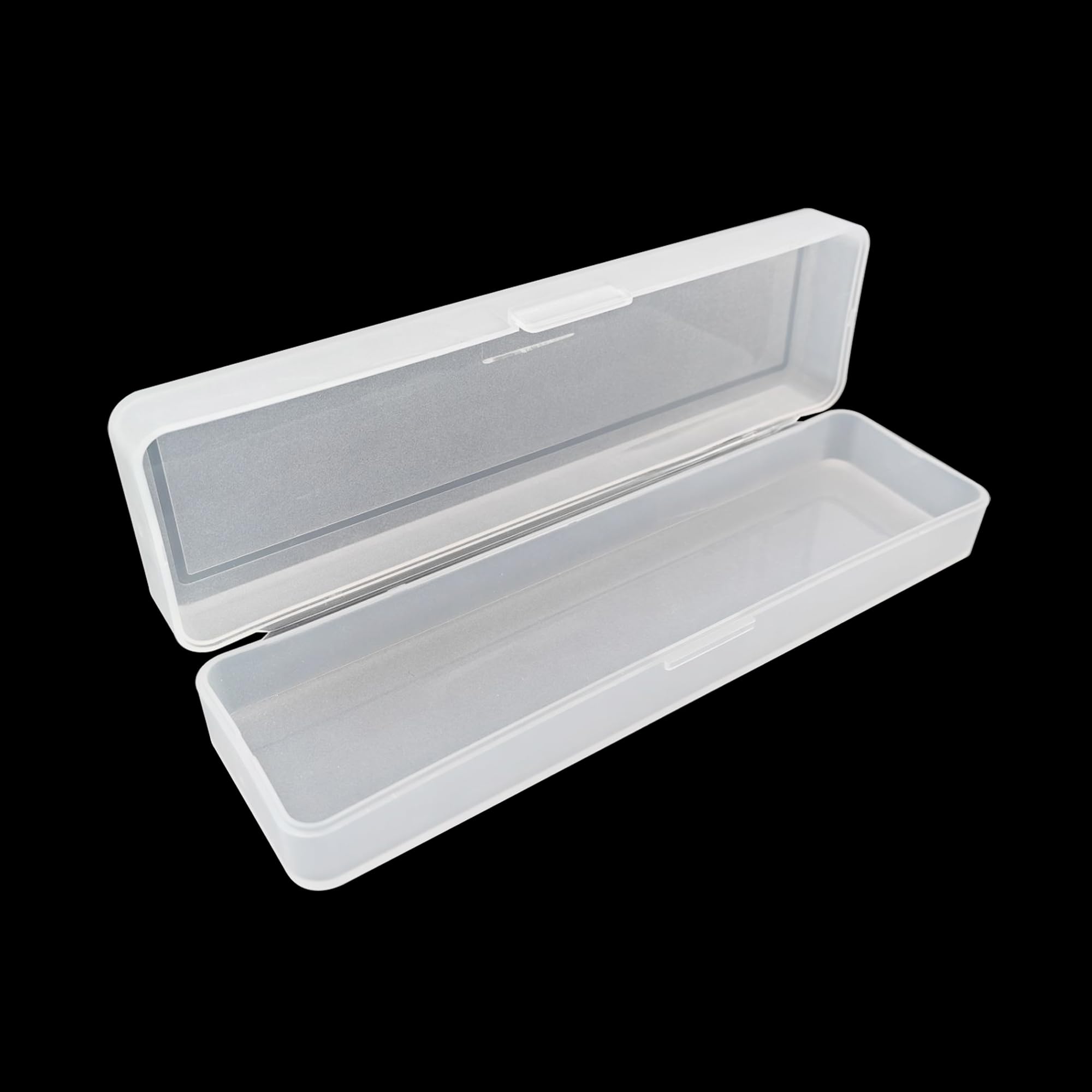 XYSRZ 4Pcs Small Plastic Containers Box with Lids, Rectangular Storage Organizer for Craft & Sewing Supplies, Nail Decals, Jewelry