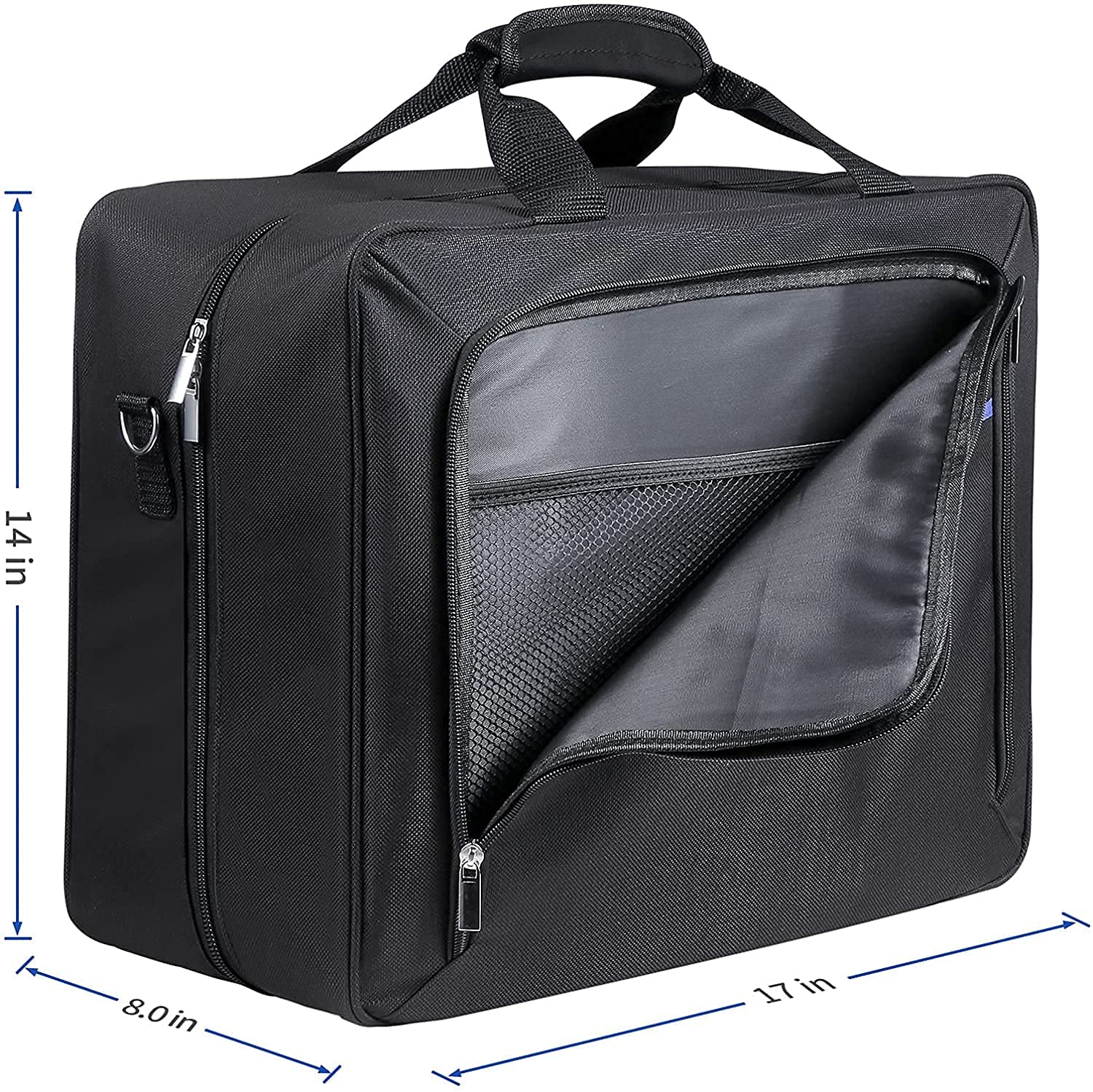 CONNYAM Case for PS5, Console Carrying Case Customized Storage Bag Compatible with Playstation 5 PS5 and PS5 Digital Edition Console, PS5 Controller, Gaming Headset, PS5 Games, and Other Accessories
