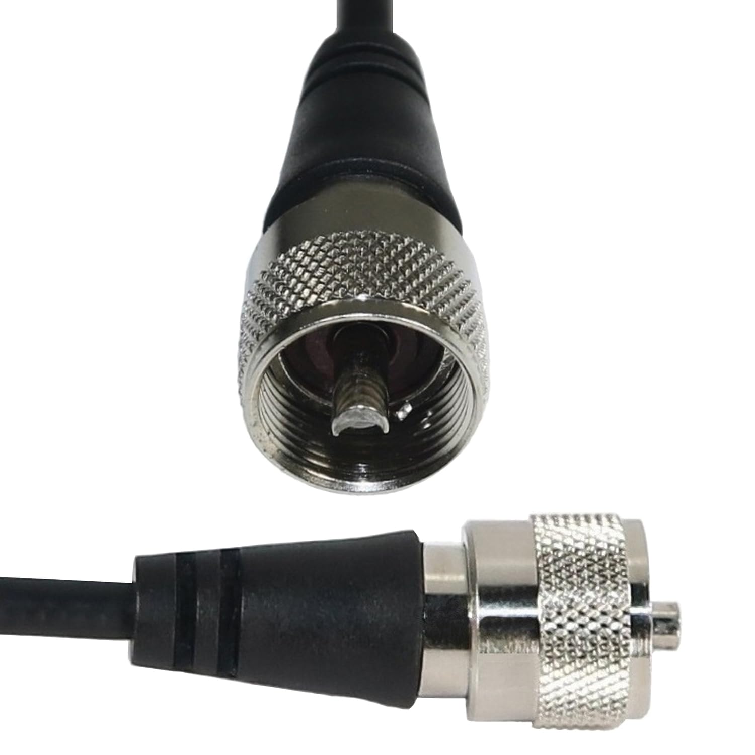 Tram® 5-Inch Tri-Magnet CB Antenna Mount with Rubber Boots and 18-Foot RG58A/U Coaxial Cable, Silver