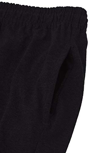 Russell Athletic mens Cotton & Jogger With Pockets Short, Basic Cotton - Black, X-Large US