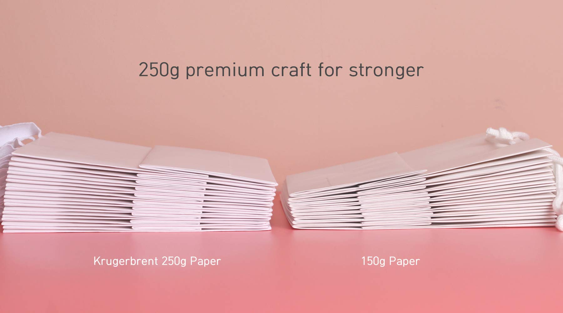 PAPERIST 6pcs 21.7x6.1x15.7" (4) Extra Large Size, White Paper Bags, Giant Jumbo Huge XL Thick Sturdy Durable Gift bags