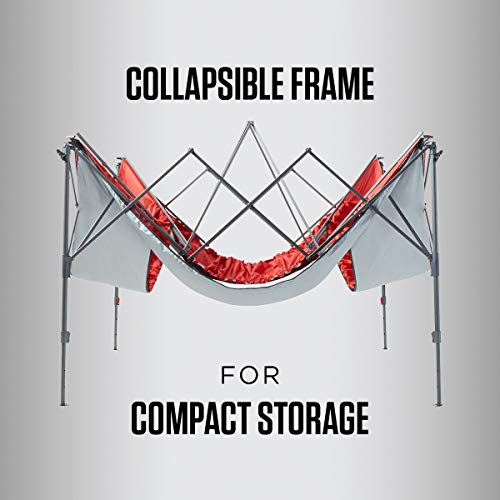 Coleman Expandable Shade Shelter | Adjustable Canopy Tent | UPF 50+ Sun Protection | 10 x 10 Feet | Slate