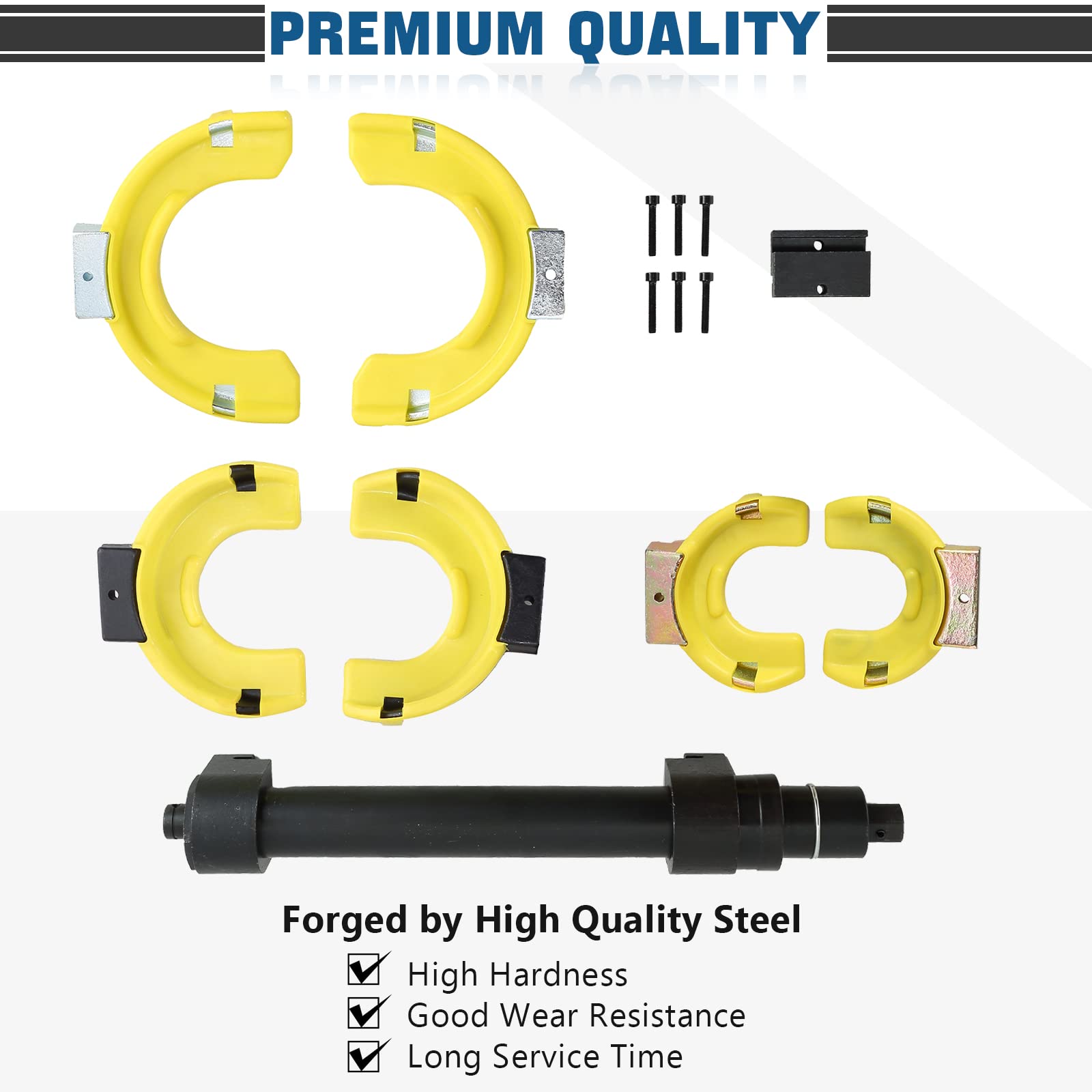 DASBET Macpherson Interchangeable Fork Strut Coil Spring Compressor Extractor Replace for B-MW Mercedes