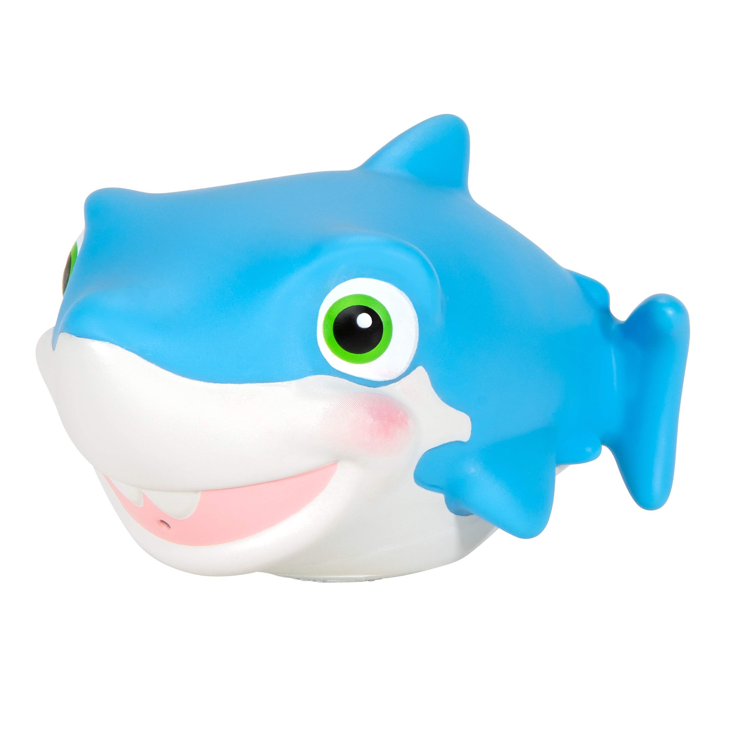 CoComelon Official Bath Squirters, Featuring JJ Character Toy (4β Tall) and 2 Sharks (4β Wide), Bath Time Fun Playset - Character Toys for Babies, Toddlers, and Kids
