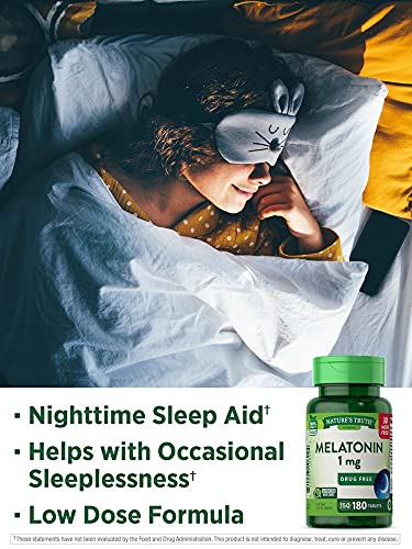 Nature's Truth Melatonin 1 mg, 180 Count