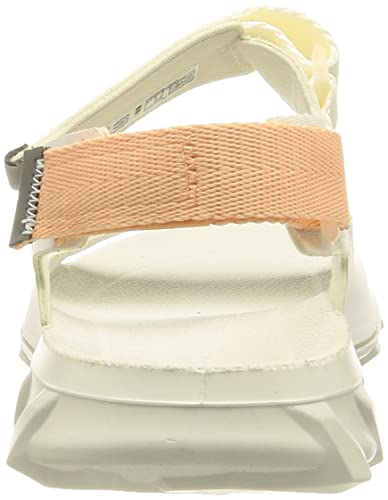 ECCO Women's MX ONSHORE 3-Strap Water Friendly Sport Sandal, White/White, 11-11.5
