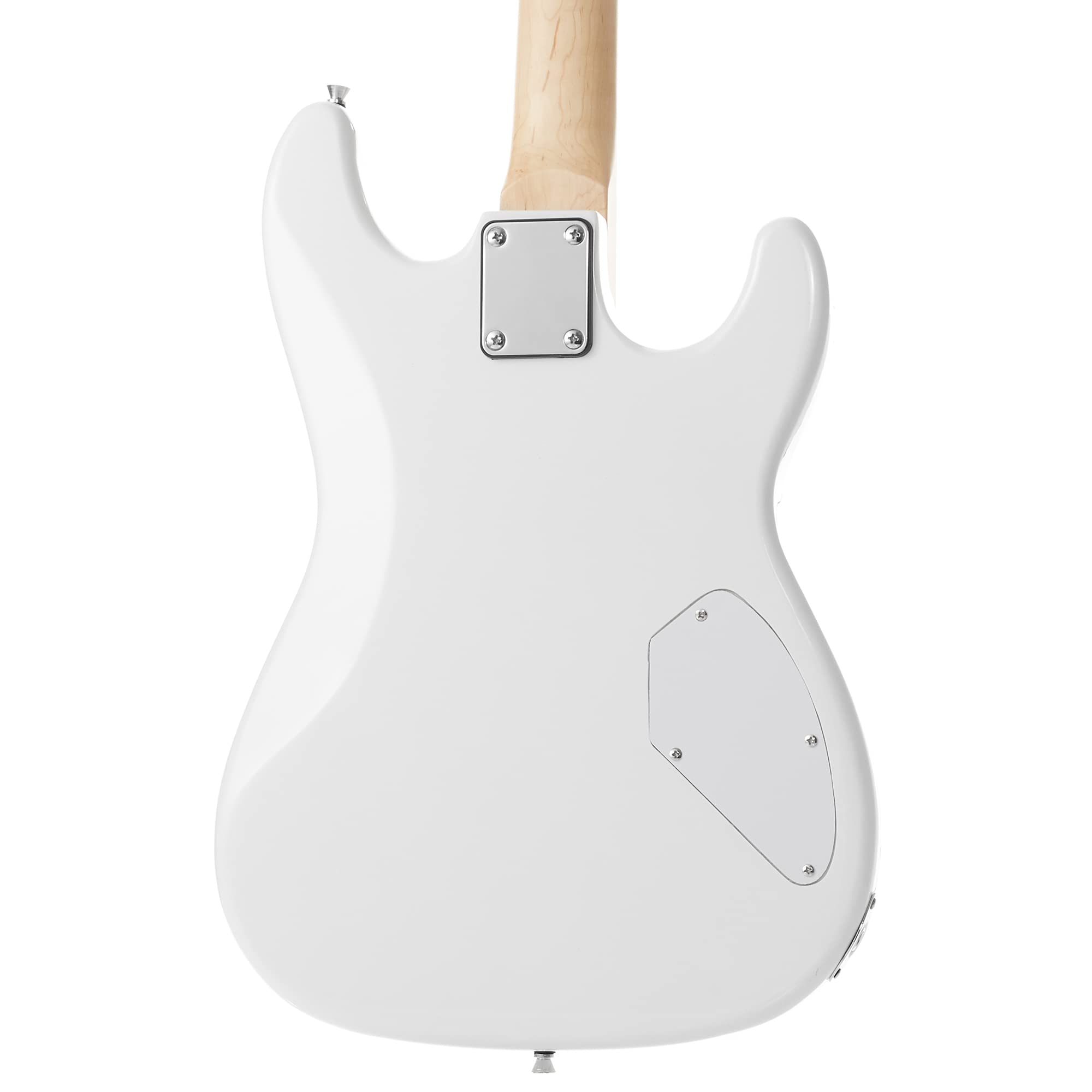 Davison Guitars 39" Full Size Electric Guitar in White - Left Handed Beginner Kit with Gig Bag and Accessories