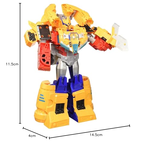 Transformers Toys Cyberverse Spark Armor Ark Power Optimus Prime Action Figure - Combines with Ark Power Vehicle to Power Up - for Kids Ages 6 & Up, 12"