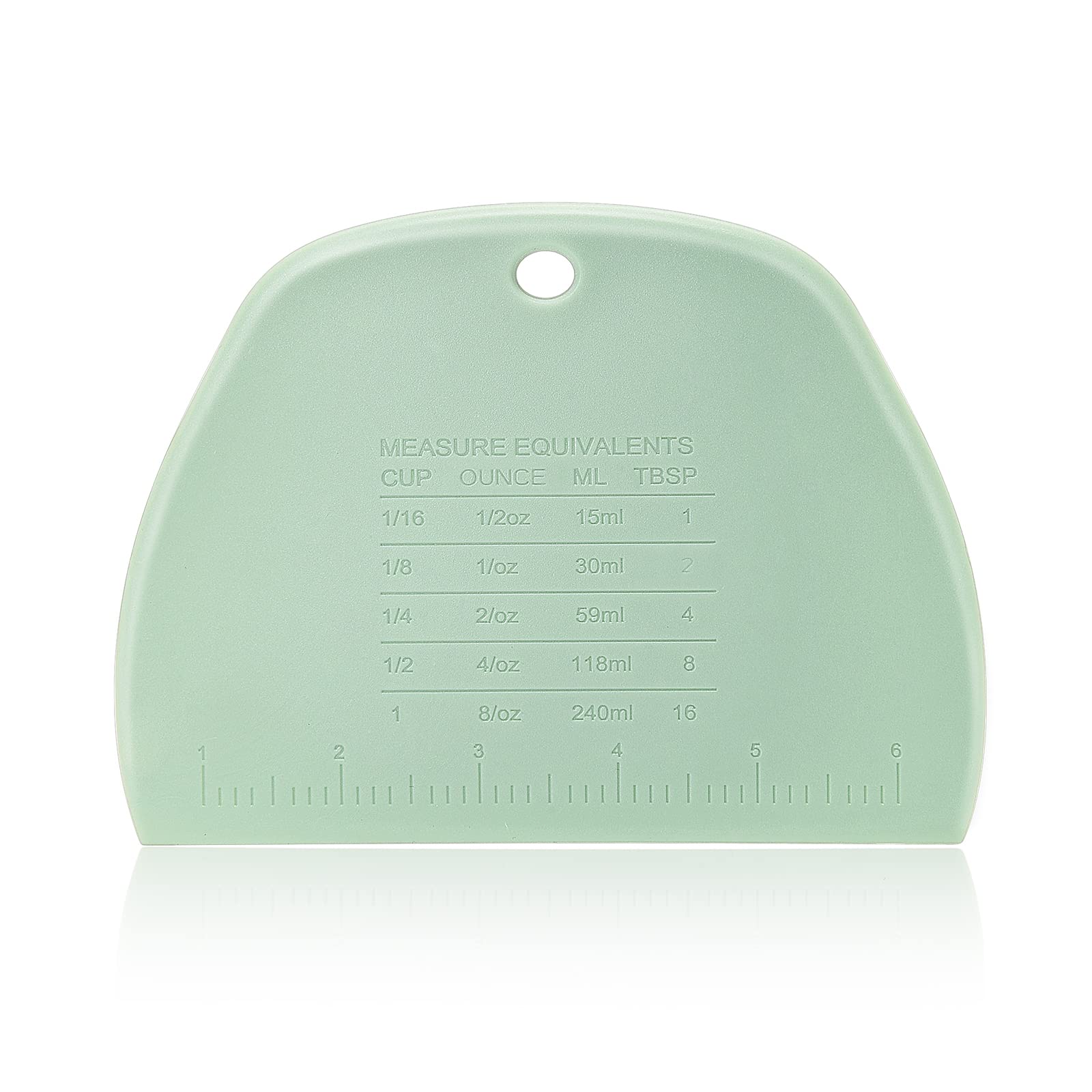 COLGRE Vegetable Chopper - Stainless Steel Blade Crinkle Cutter/Wavy Knife Veggies French Fry Slicer and Plastic Dough/Cake Scraper,2 piece (Green)