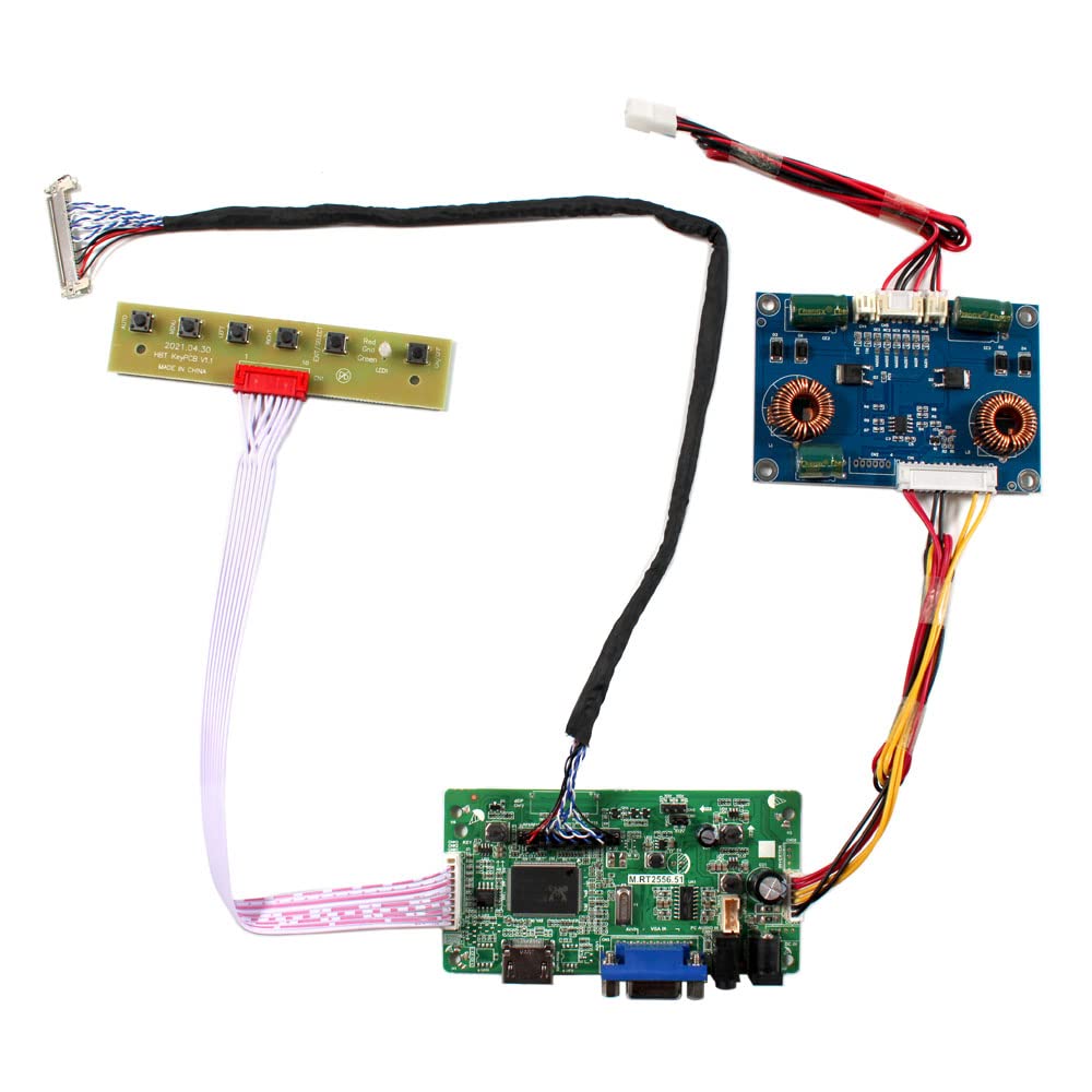 FanyiTek for 24 inch 1920x1200 LM240WU6 SDA1 eDP 50 pin WLED LCD Display HDMI VGA Controller Board