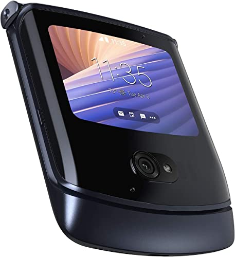 Motorola - moto razr 5G 256GB (Unlocked) - Polished Graphite - PAJS0007US (Renewed)