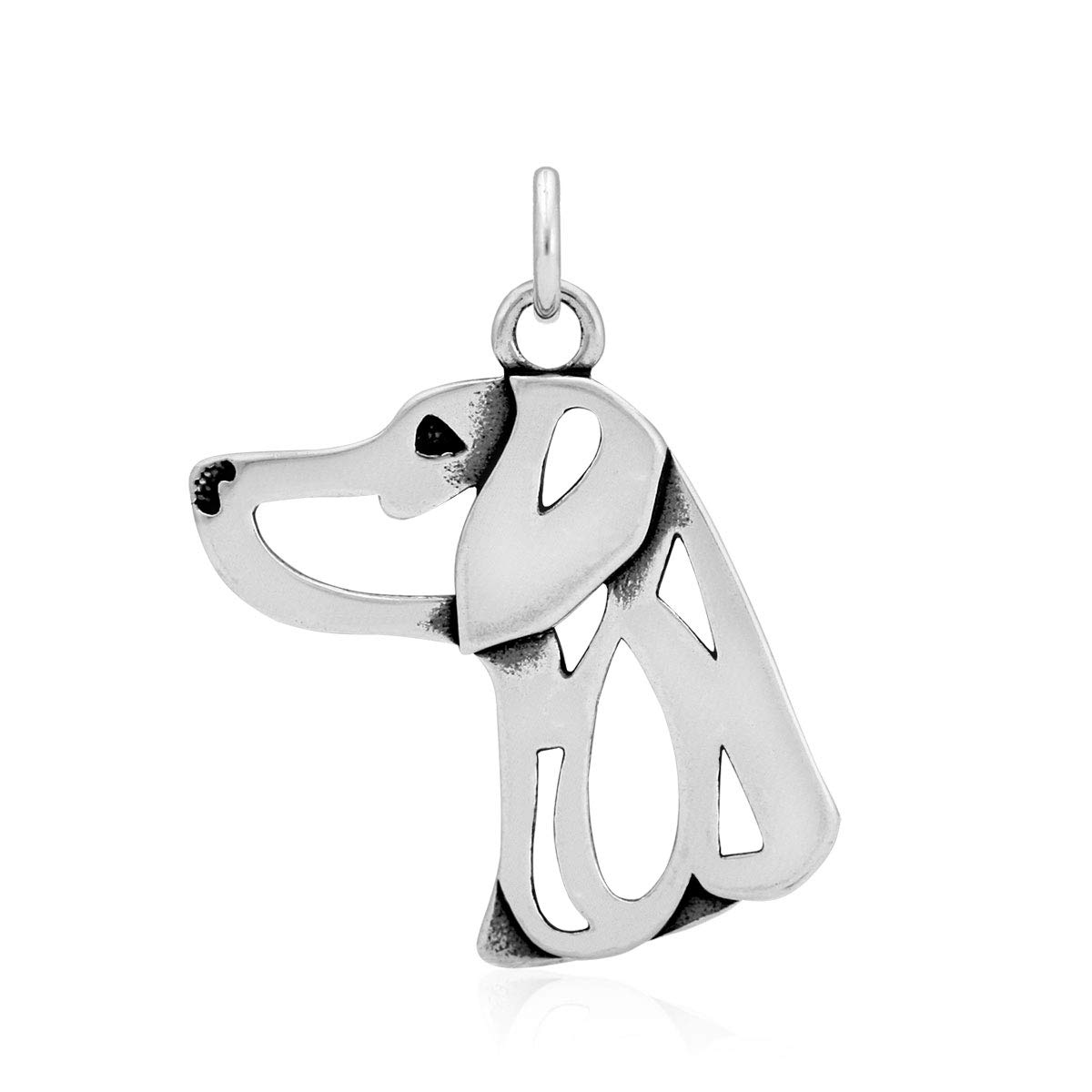 Dazzling Paws Jewelry Sterling Silver Weimaraner Pendant Only