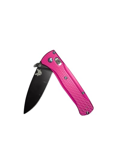 Hot Pink, Diamond, Billet Aluminum, Full Size Bugout, Scales, Gift for dad, Everyday Carry Knife Scales