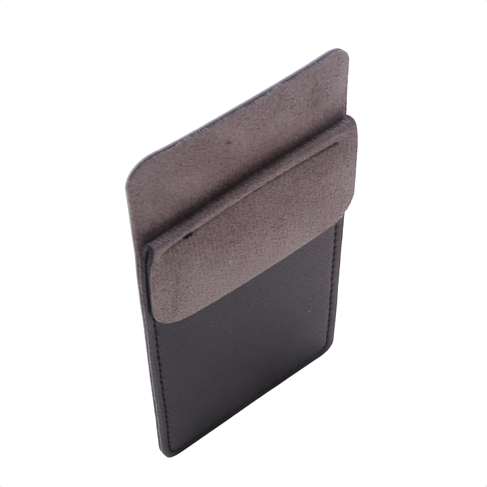 Generic 6.1x2.9inch Genuine Leather Heavy Duty Pocket Protector Pen Holder Pouch for Shirts,Lab Coats,Pants - Multi-Purpose - Holds Pens,Pointers,Pencils,and Notes (Black)
