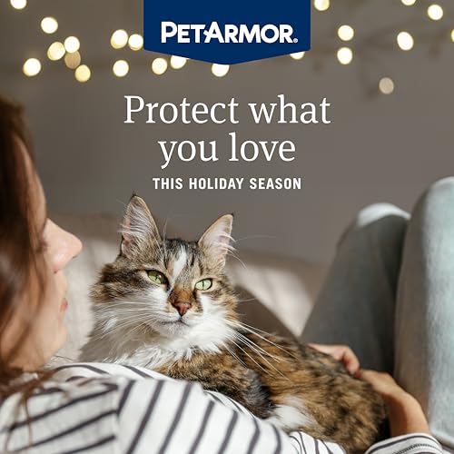 PetArmor Plus Flea and Tick Prevention for Cats, Cat Flea and Tick Treatment, 1 Dose, Waterproof Topical, Fast Acting, Cats Over 1.5 lbs