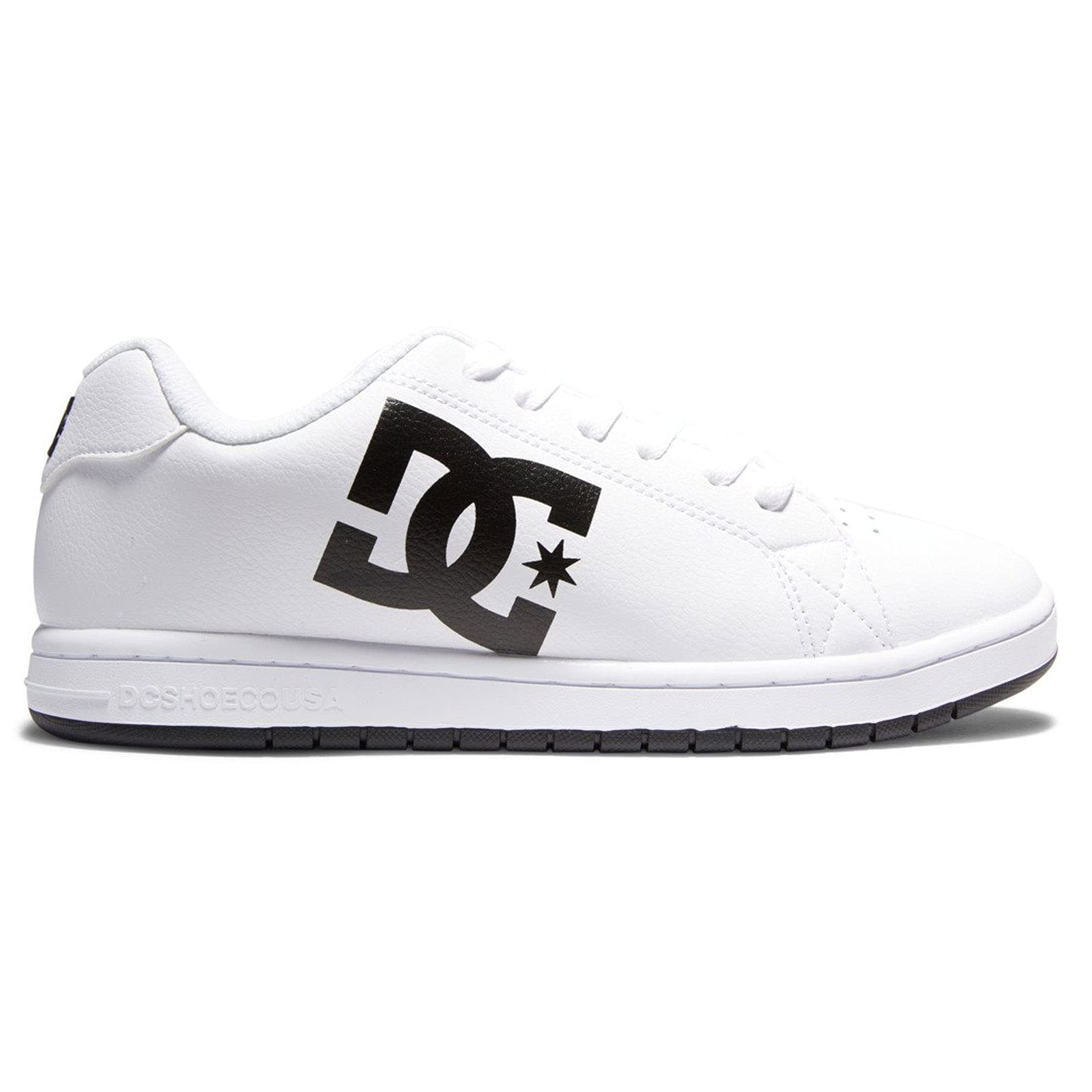 DC Gaveler Casual Low Top Skate Shoes Sneakers White/Black 10.5 D (M)