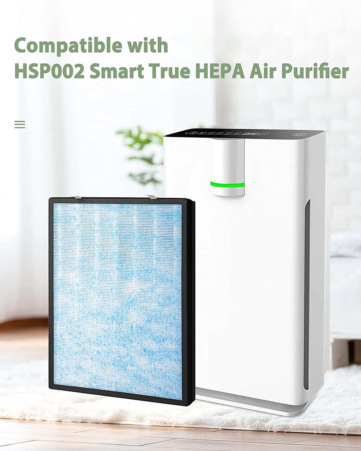Future Way HSP002 Replacement Filter for Smart True HEPA Air Purifier 2.0, H13 True HEPA Filter