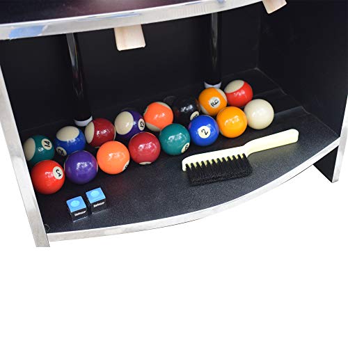 Triple Threat 6-ft 3-in-1 Multi Game Table with Billiards, Air Hockey, and Table Tennis