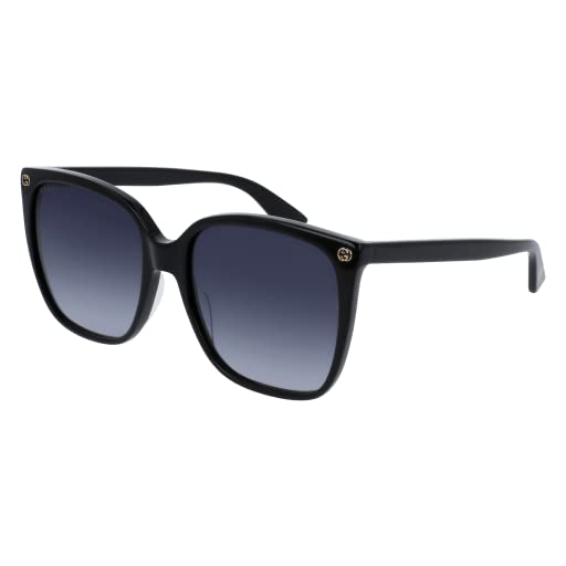 Gucci GG0022S Rectangular Sunglasses + Bundle with eSHADES Luxury Eyewear Kit