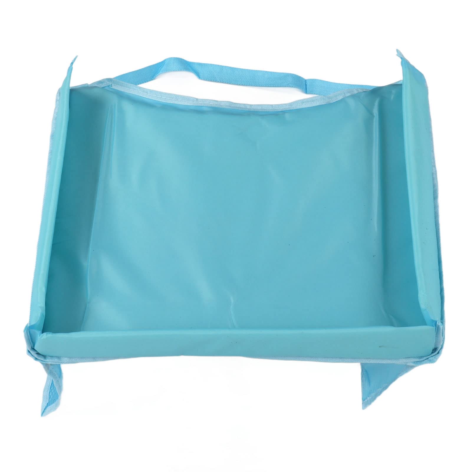 Foldable Kids Travel Car Table Tray Waterproof Toddler Lap Desk for Baby Carriages Lap Desk Accessory Sky Blue