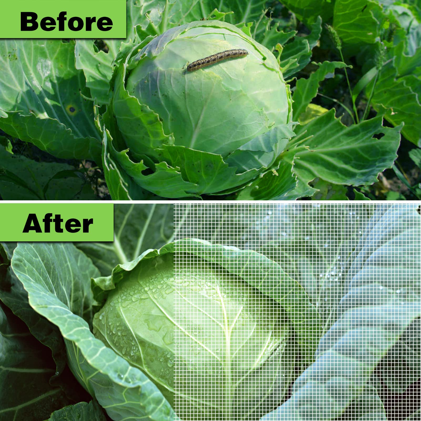 Garden Netting Ultra Fine 8x10Ft, Plants Cover, Barrier Mesh for Plant Vegetables Fruit Flower Tree, Row Covers Raised Bed Protection Net, Bird Animals Screen
