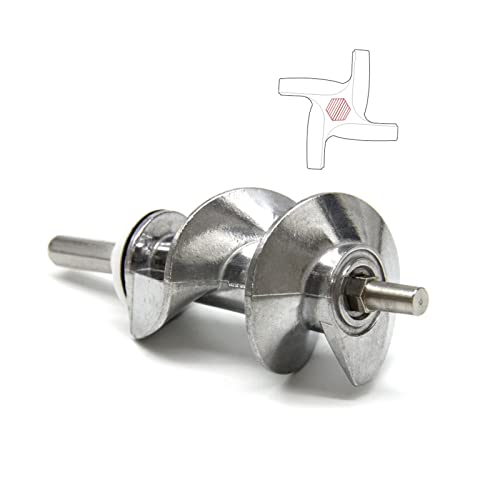 YUAILI store 115mm Meat Grinder Screw Auger Spare Parts Feedscrew SS-989843 Fit For Moulinex HV2 ME20 HV3 HV4 DR7 ME4 ME51 HV8 Kitchen Appliance