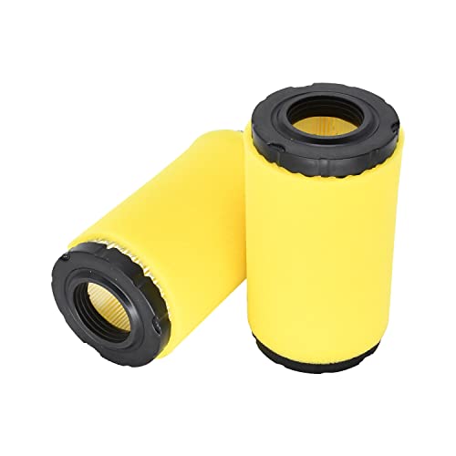 Firmusparts 2 PCS 793685 793569 Air Filter GY2155 MIU11511 Compatible With John Deere Lawn Mower Tractor LA125 LA115 D100 D110 D120 L100 E110 Compatible With Intek Series 20-21 HP