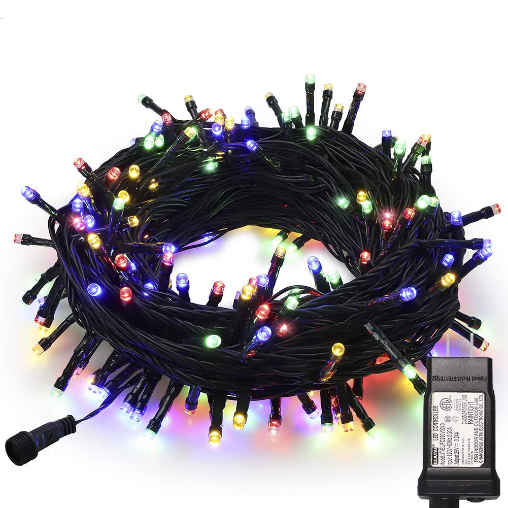 MYGOTO 33FT 100 LEDs Easter String Lights,Green Wire Waterproof Fairy Lights 8 Modes 30V UL Power Supply Xmas Lights for Home, Garden, Wedding, Party, Christmas Decor Indoor Outdoor (Multicolor)