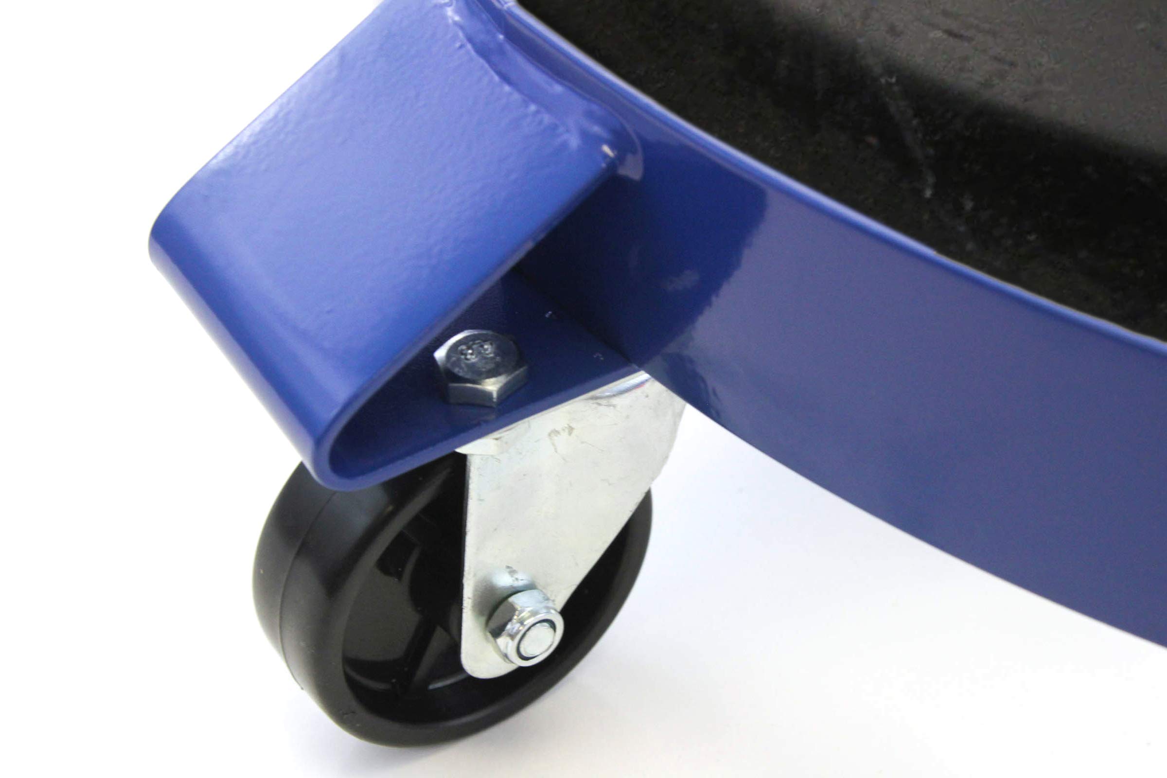 Heavy Duty - Swivel Caster Wheel - Drum Dolly 1000 Pound Capacity - 30 Gallon Steel Frame Non Tipping