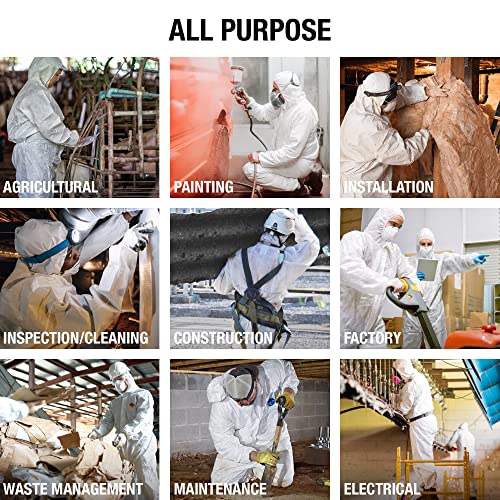 Heavy Duty All Purpose Coverall, Engineered for Maximum Protection & Comfort (Single X-Large Coverall) by Tiger Tough
