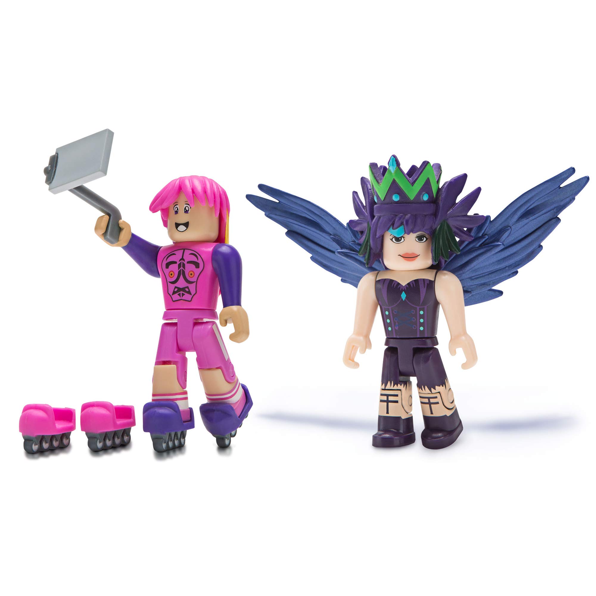 Roblox Celebrity Collection - Design It: Teiyia + Skating Rink Two Figure Bundle [Includes 2 Exclusive Virtual Items]