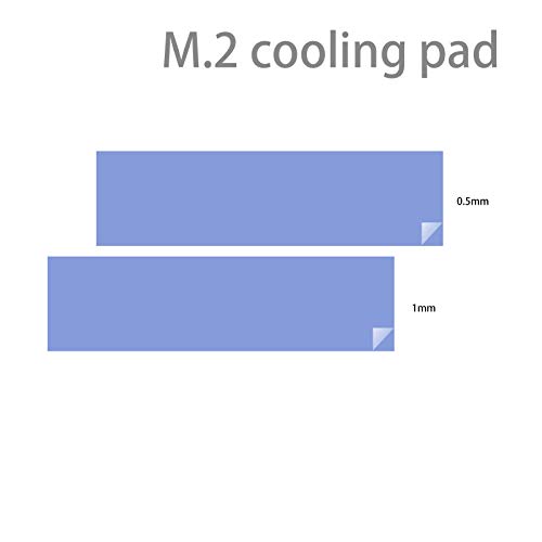M.2 SSD Mounting Screws Kit for Asus/msi Motherboards, with Nvme m2 Cooling pad