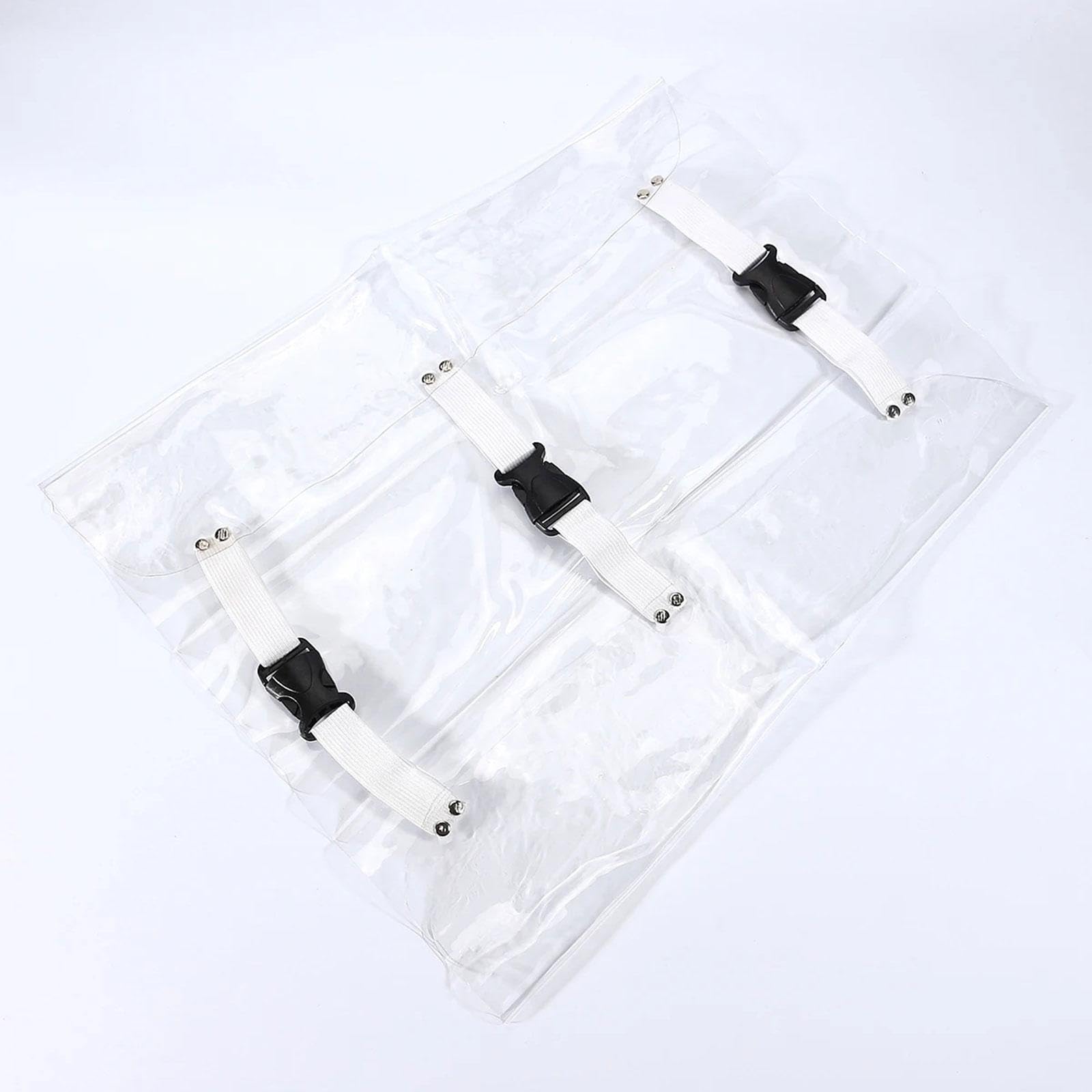 Generic Dental Chair Foot Pad Cover with Elastic Belt Accessories Replaces Dustproof, 46.5x42x34cm