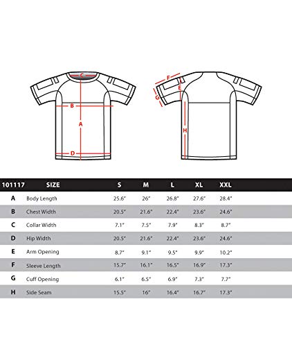 Condor Elite 101117-002-XL Trident Battle Top Black, XL