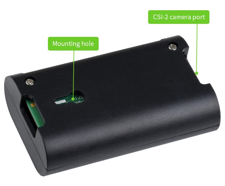 Pi Zero Enclosure, ABS Protection Case for Raspberry Pi Zero 2 W/Pi 2 WH/Pi Zero W/Pi Zero WH (Case Only)