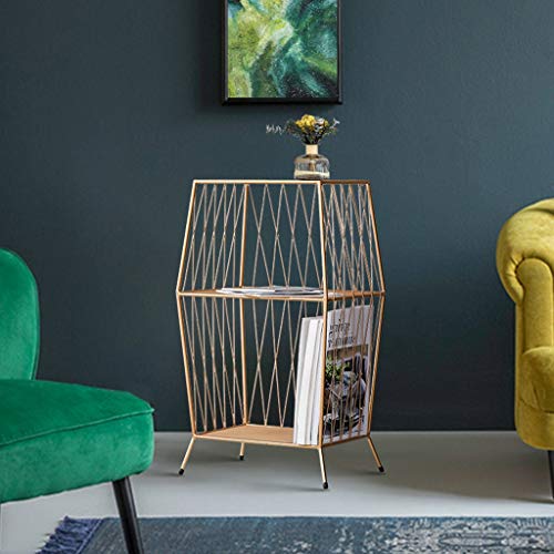 Newspaper Baskets Bedside Table Wrought Iron Sofa Bedroom Several Corners and Several Storage Modern Minimalist Living Room Small Apartment Creative Small Coffee Table