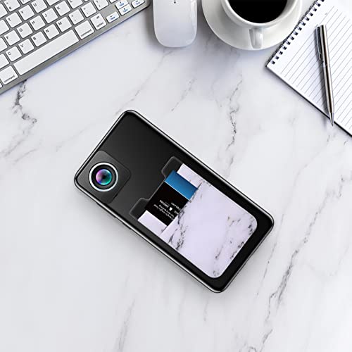 Hemobllo 2Pcs Mobile Phone Card case Cellphone Back Wallet Bag Phone Holder Stick on Stick on Cell Phone Wallet Phone Cards Cases Wallet Purses Sticky Phone Lycra Pocket Bracket Sticker