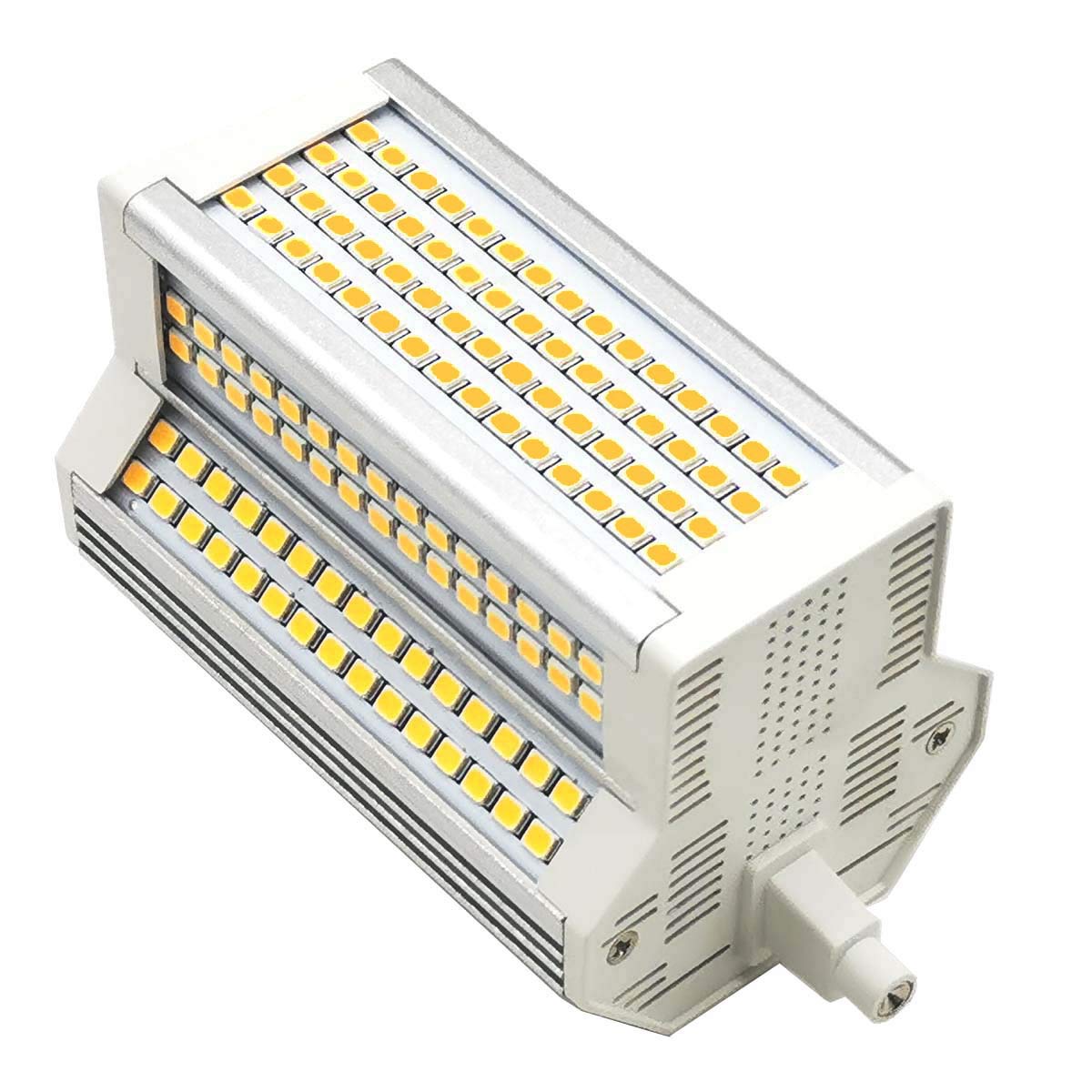 QLEE R7S LED Bulb 50W Warm Light Dimmable 3000k Double Ended J118 J Type 118mm 4.64" LED Floodlight 5000LM Equivalent 500W Halogen Floor Standing Lamp 200 Degree Indoor and Outdoor (3000k)