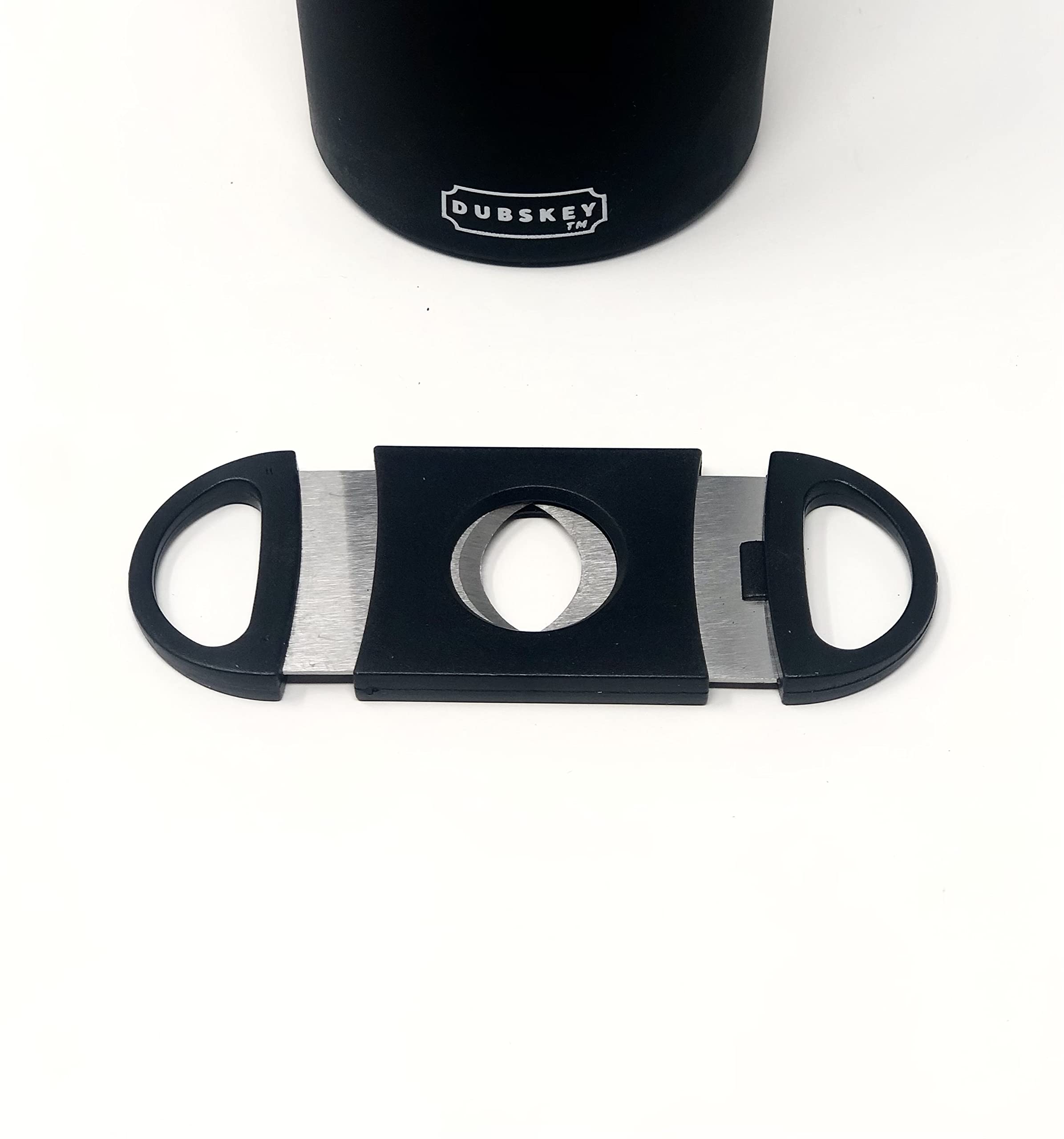 Dubskey CIGAR HOLDER CUP β Silicone Drinking Glass, Built-in Blunt Rest For Outdoors, GOLF, BOATING, CAMPING & TRAVEL, Bourbon, Whiskey, Scotch, Mixers & Cocktails (15 oz) - With Guillotine Cutter