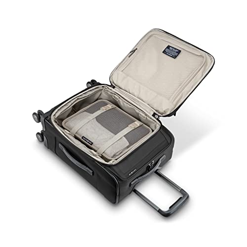 Samsonite Lineate DLX Softside Expandable Luggage with Spinner Wheels, Black