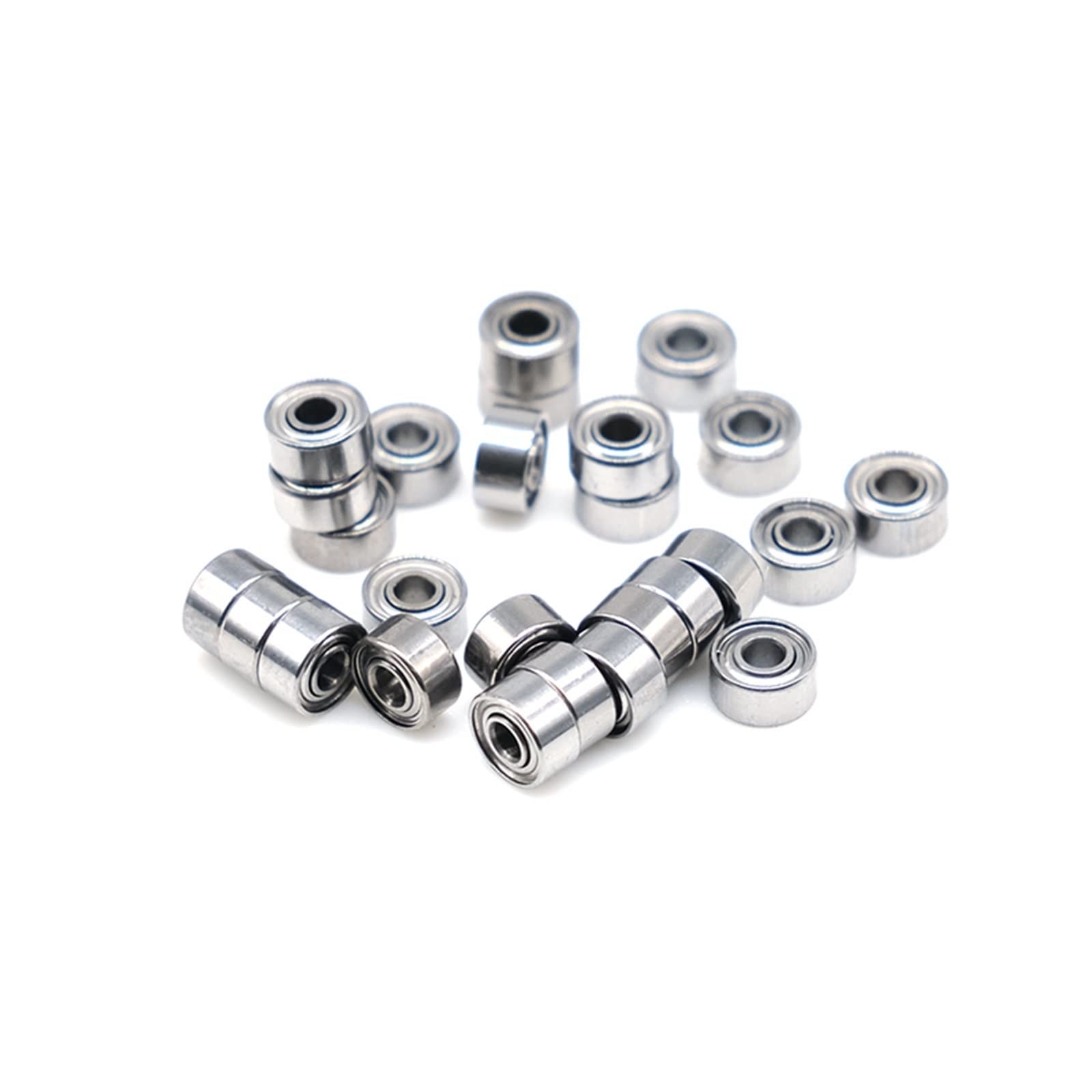 gande 10Pcs 681Xzz 1.5x4x2mm ABEC-9 Fingerboard Bearing Smooth Quiet 681Xzz Bearings for Fingerboard Truck