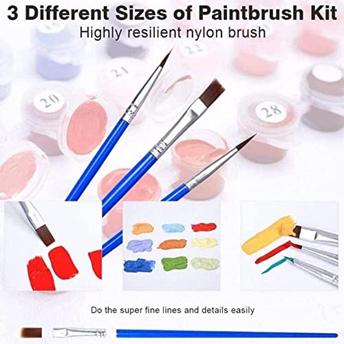 LMAZG Paint by Numbers for Kids Ages 8-12,4 Pack Paint by Number Kit for Kids Beginners,Children's Easy Acrylic Watercolor Paint Arts,DIY Paint by Numbers for Kids Ages 4-8-12(8x8inch)