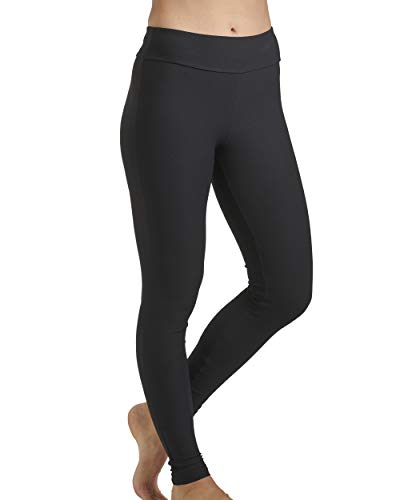Spalding womens Activewear High Waisted Spandex Full Length Leggings, Blk, Small US