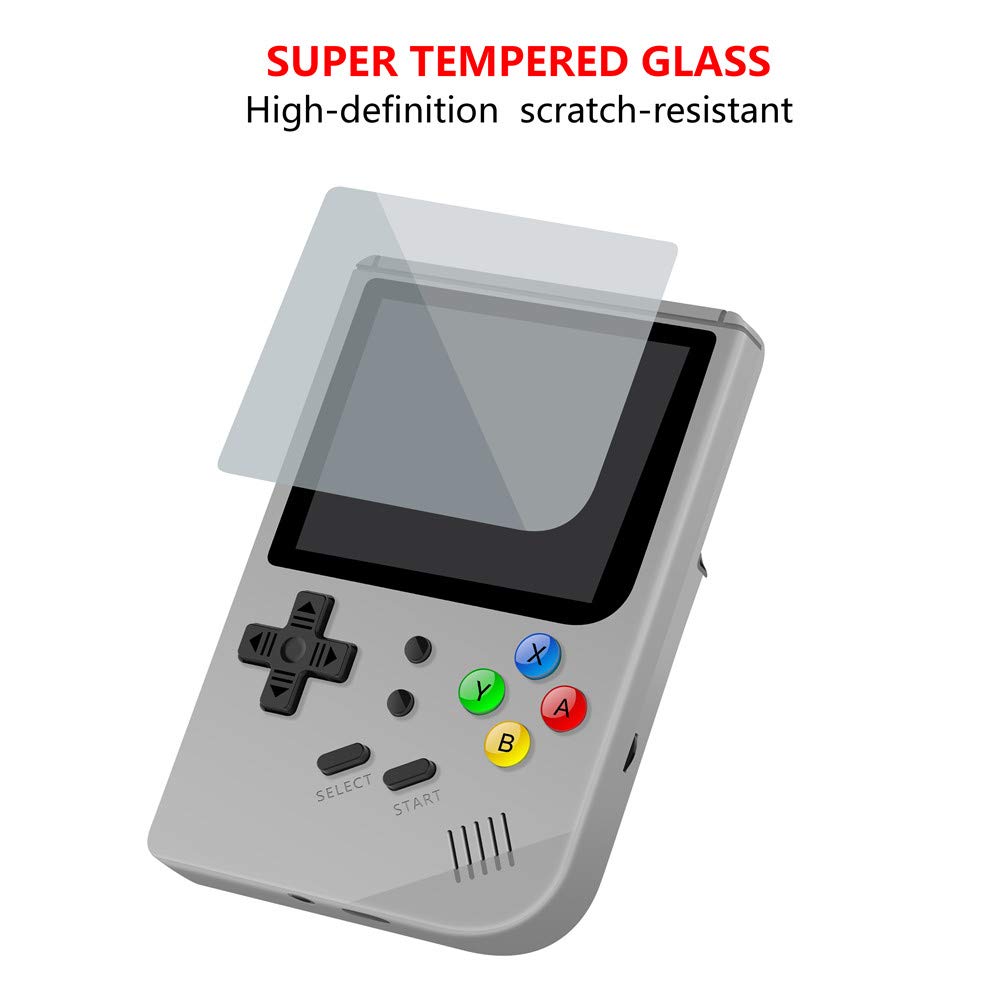 Neutral Handheld Game Console,Mini Hand-Held Game Player Retro Game 300 Game Console RG300 Retro Game Hand-Held 16G Internal 3 Inch Video Game Console Best Gift Tony System(Gray)