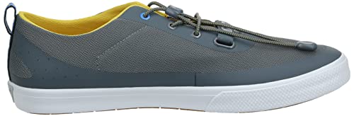 Columbia Mens Dorado CVO PFG Boat Shoe, Ti Grey Steel/Electron Yellow, 12 Wide US