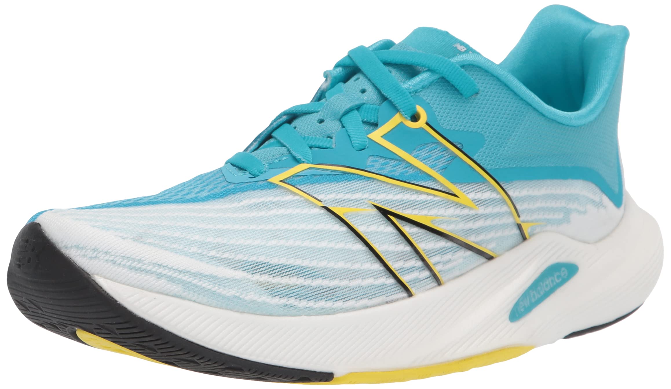 New Balance Women's FuelCell Rebel V2 Speed Running Shoe, White/Virtual Sky/Virtual Sky, 9