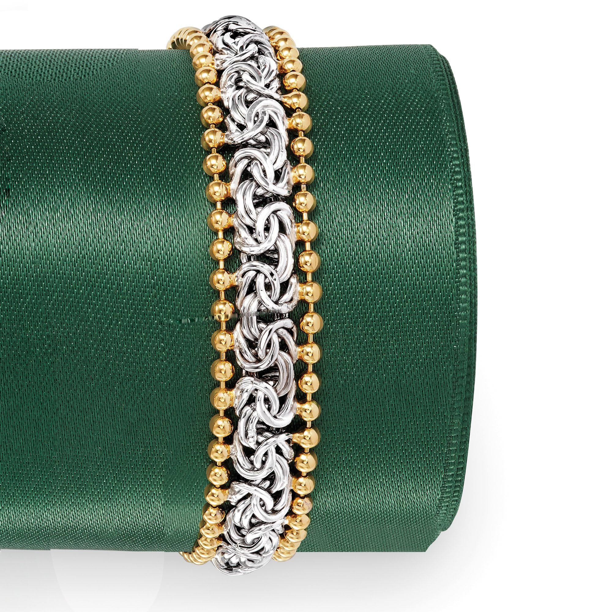 Ross-Simons Byzantine Beaded-Edge Bracelet